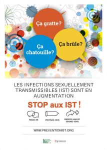Affiches campagne « Stop aux IST ! » | Plate-Forme Prévention Sida