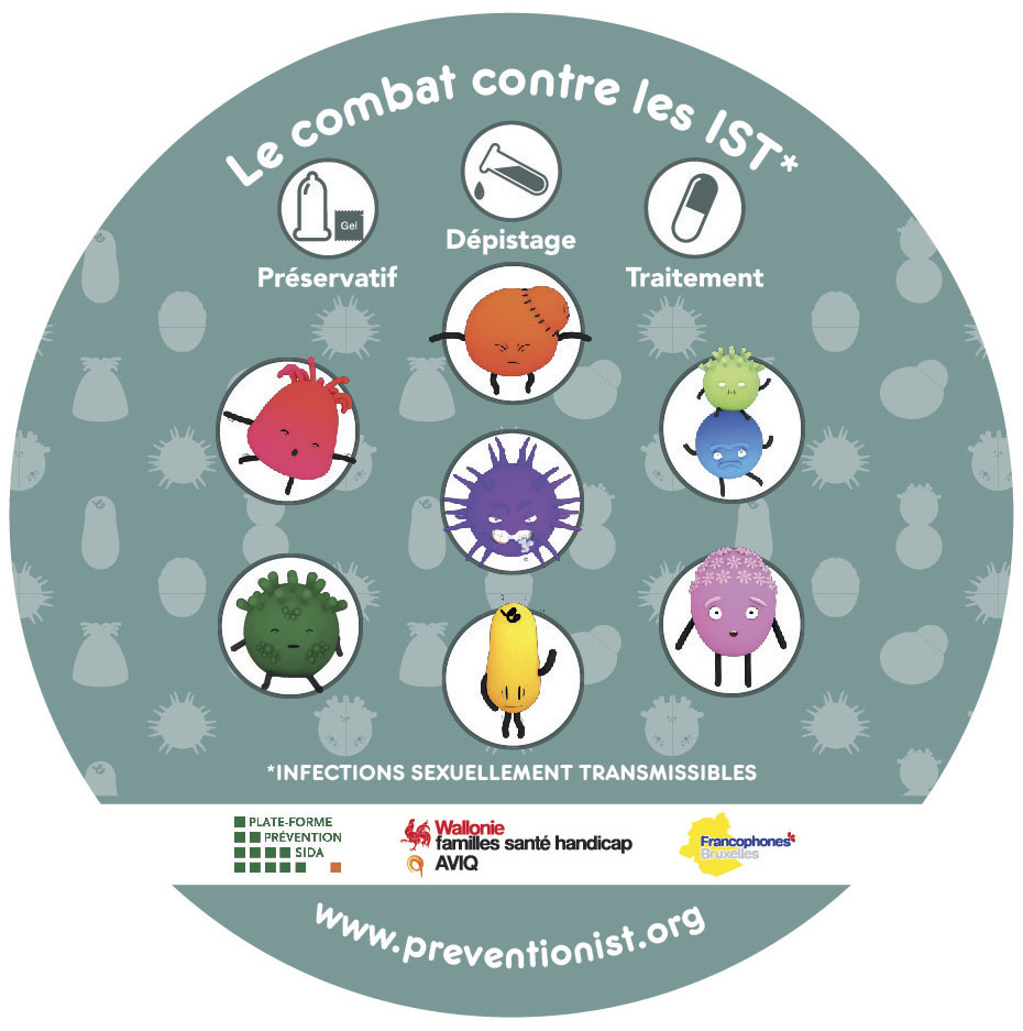 Stickers IST 2019 | Plate-Forme Prévention Sida